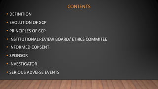 Good Clinical Practice [Autosaved].pptx