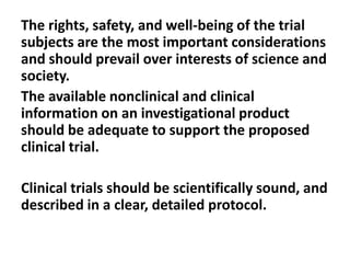 Good Clinical Practice Principles 1.ppsx