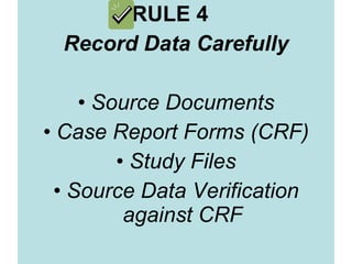 Good Clinical Practices (Final With Links) | PPT