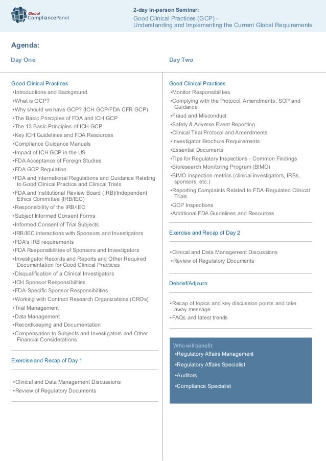 Good clinical practices (gcp) 1