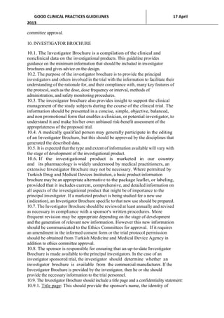 GCP Guideline published by Turkish Medicine and Medical Device Agency | PDF