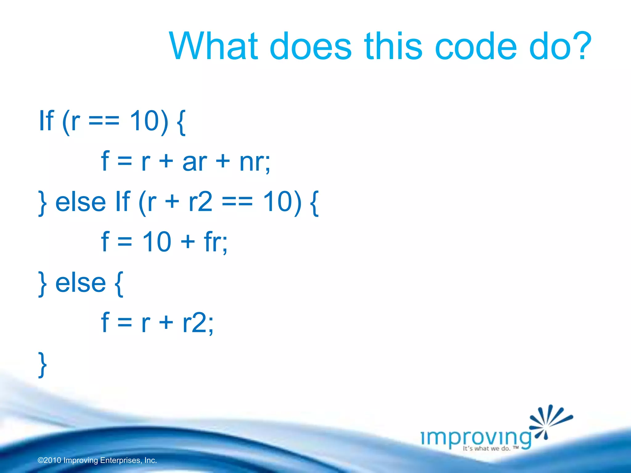 Good code | PPT