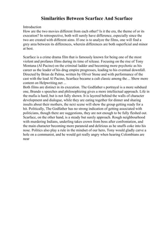 Good Comparison Contrast Essay Topics | PDF