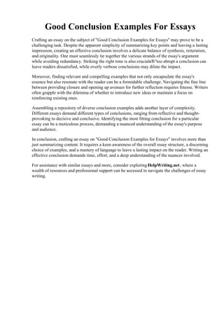 Good Conclusion Examples For Essays.pdf
