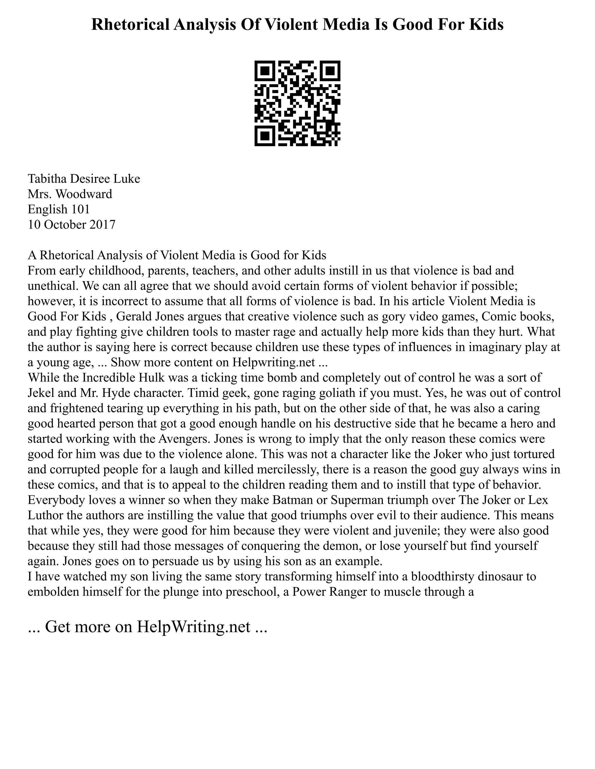 Good Conclusion Paragraph Examples. Writing An Essay Conclusion ... | PDF