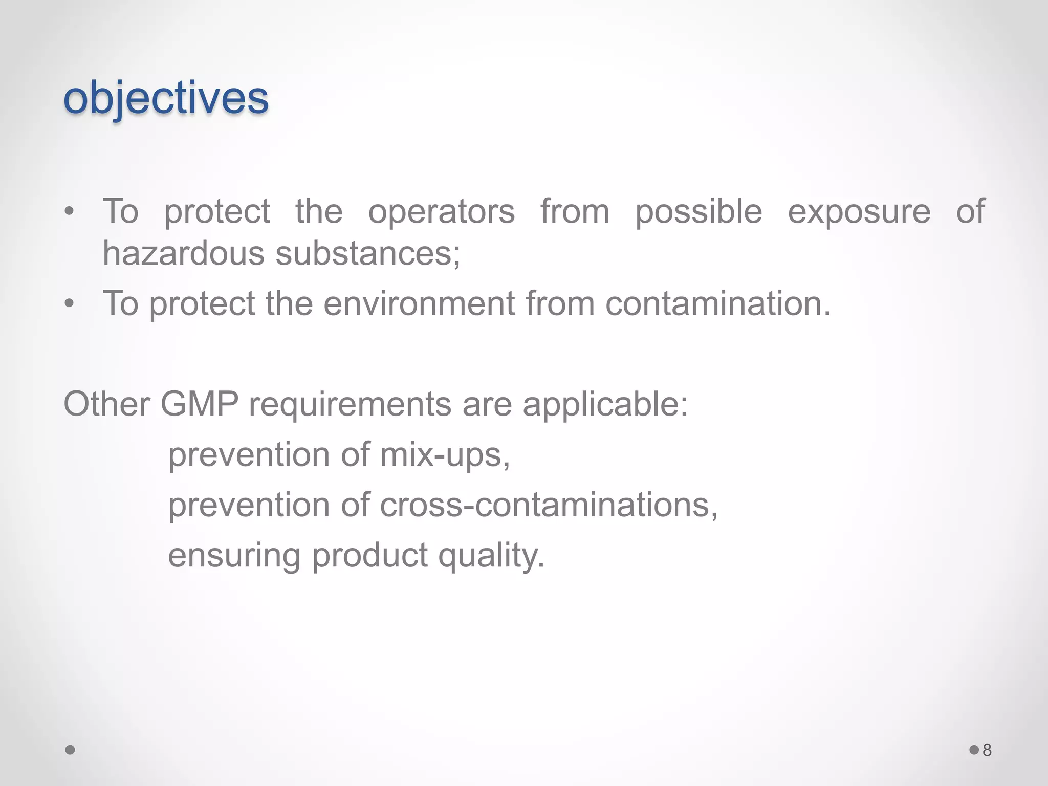 Good containment practices | PPSX