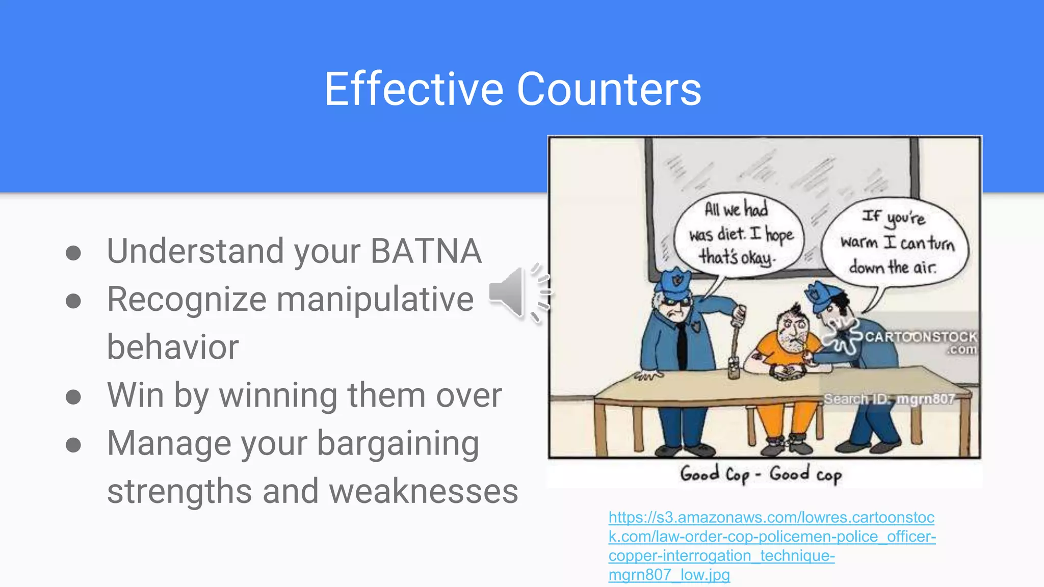 Negotiation Tactic- Good Cop/ Bad Cop | PPTX