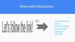 Negotiation Tactic- Good Cop/ Bad Cop | PPTX