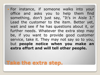 Good Customer Services – Rules | PPTX