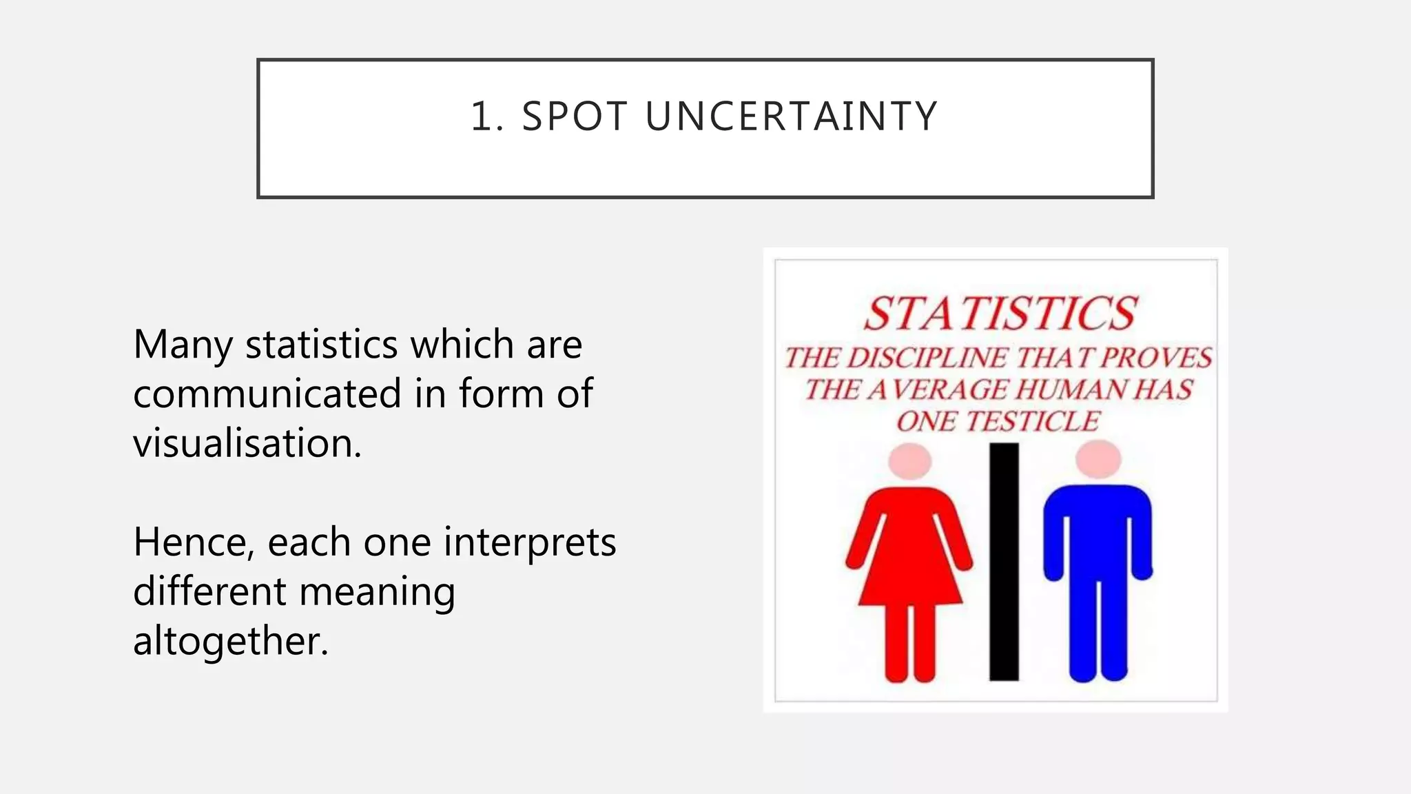 Good data vs bad data: 3 ways to spot a bad statistics | PPTX