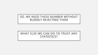 Good data vs bad data: 3 ways to spot a bad statistics | PPT