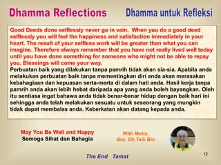 Good Deeds Always Come back - An Inspirational Story.ppt