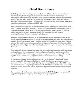 Good Deeds Essay.pdf