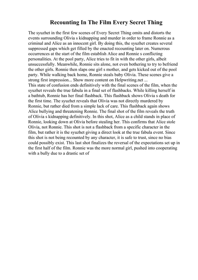 Good Descriptive Essays | PDF