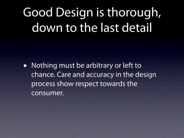 10 principles for Good design | KEY