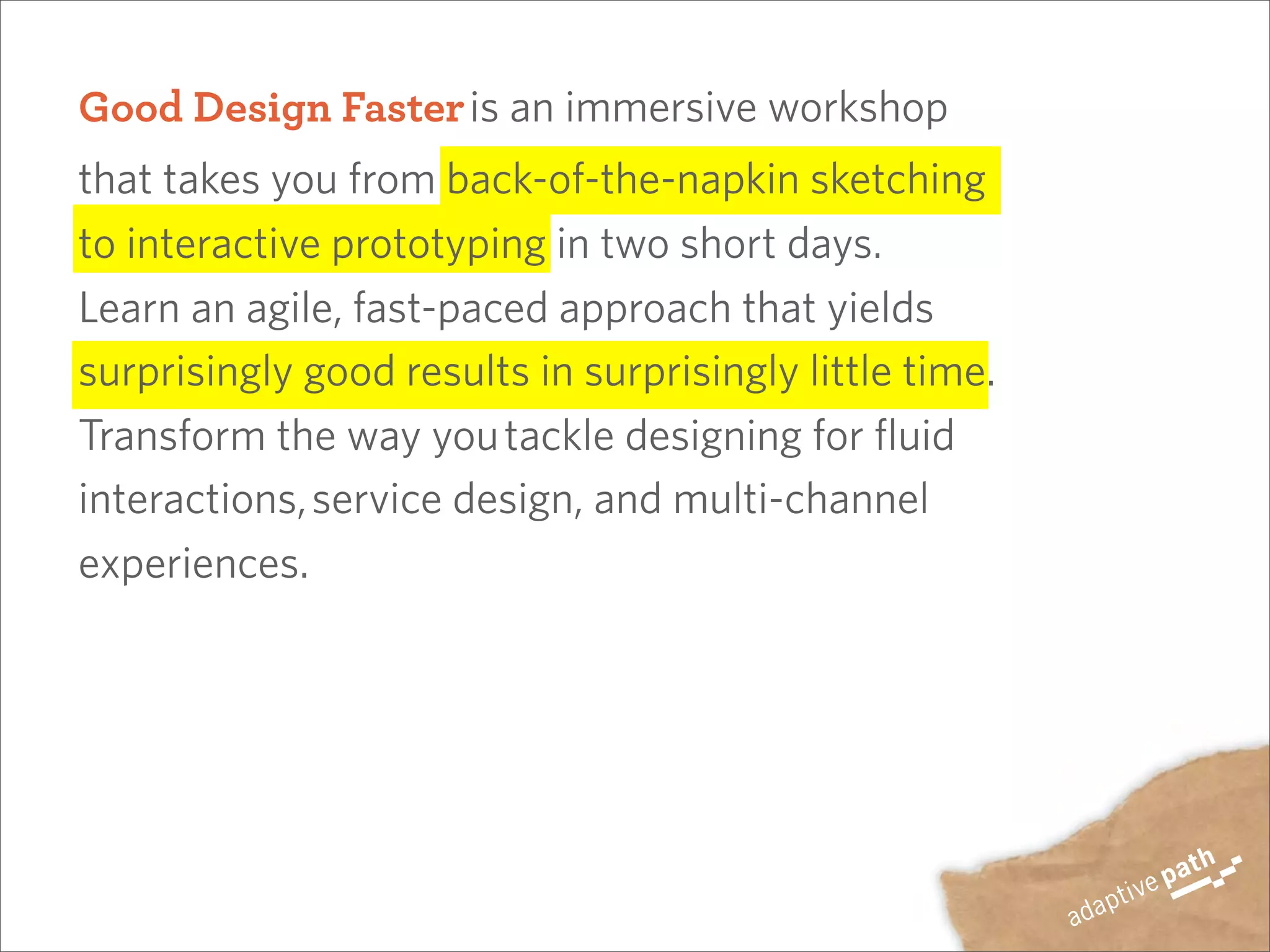 Good design faster slides failcon 2010 | PDF