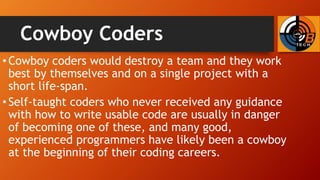 Good developers vs bad developers | PPTX
