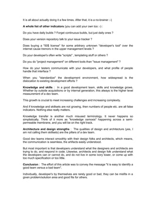 How good is your software development team ? | PDF | Web Development ...