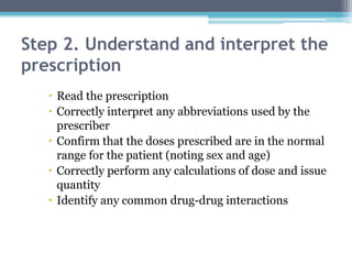 Good dispensing prectice | PPT