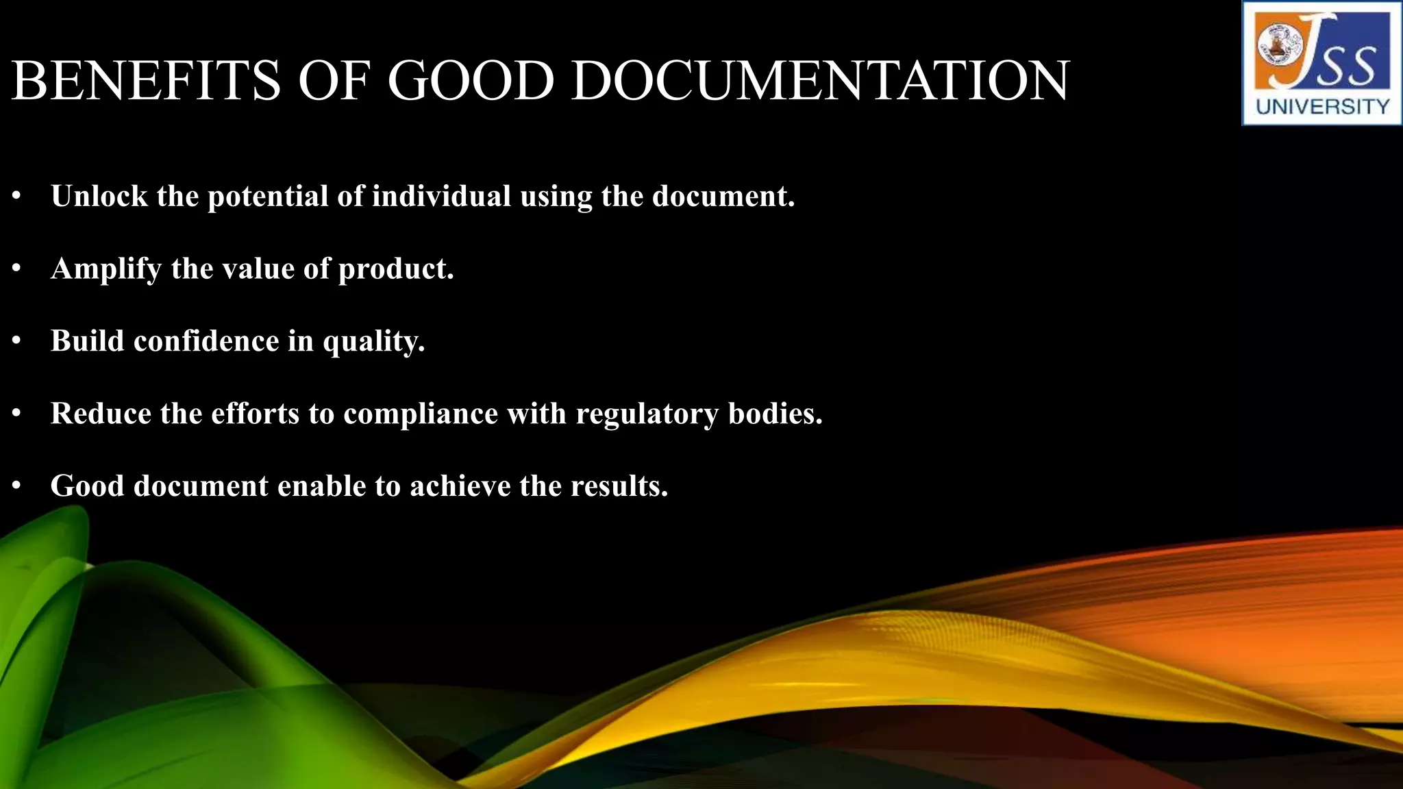 Good docomentation practices | PPTX