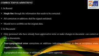 Good docomentation practices | PPT