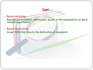 Good documentation practice | PPTX