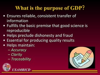 Good Documentation Practice | PPT