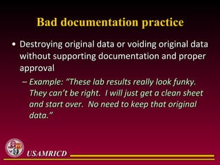 Good Documentation Practice | PPT