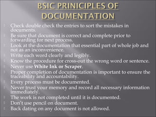 Good documentation practice | PPT