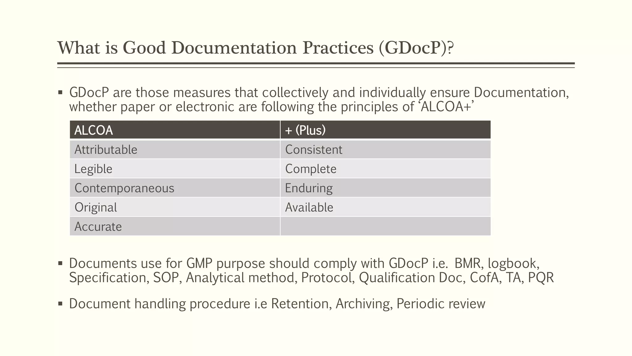 Good Documentation Practices | PPTX