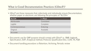 Good Documentation Practices | PPTX