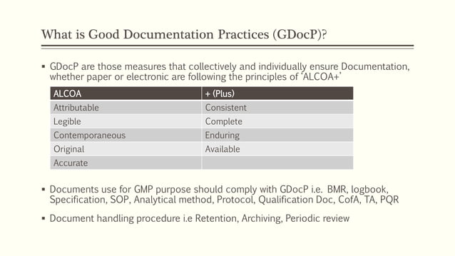 Good Documentation Practices | PPTX