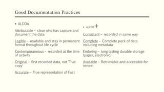 Good Documentation Practices | PPTX