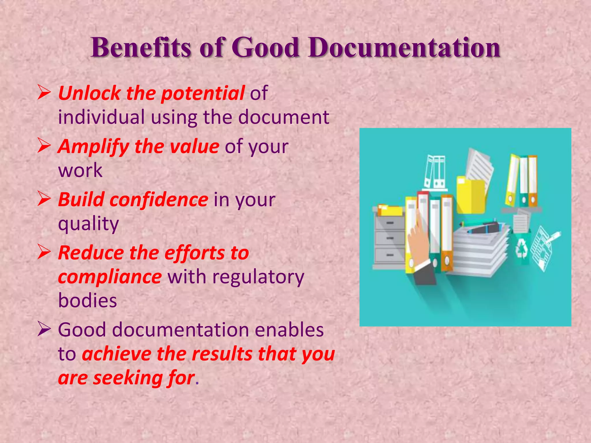 Good Documentation Practice | PPTX