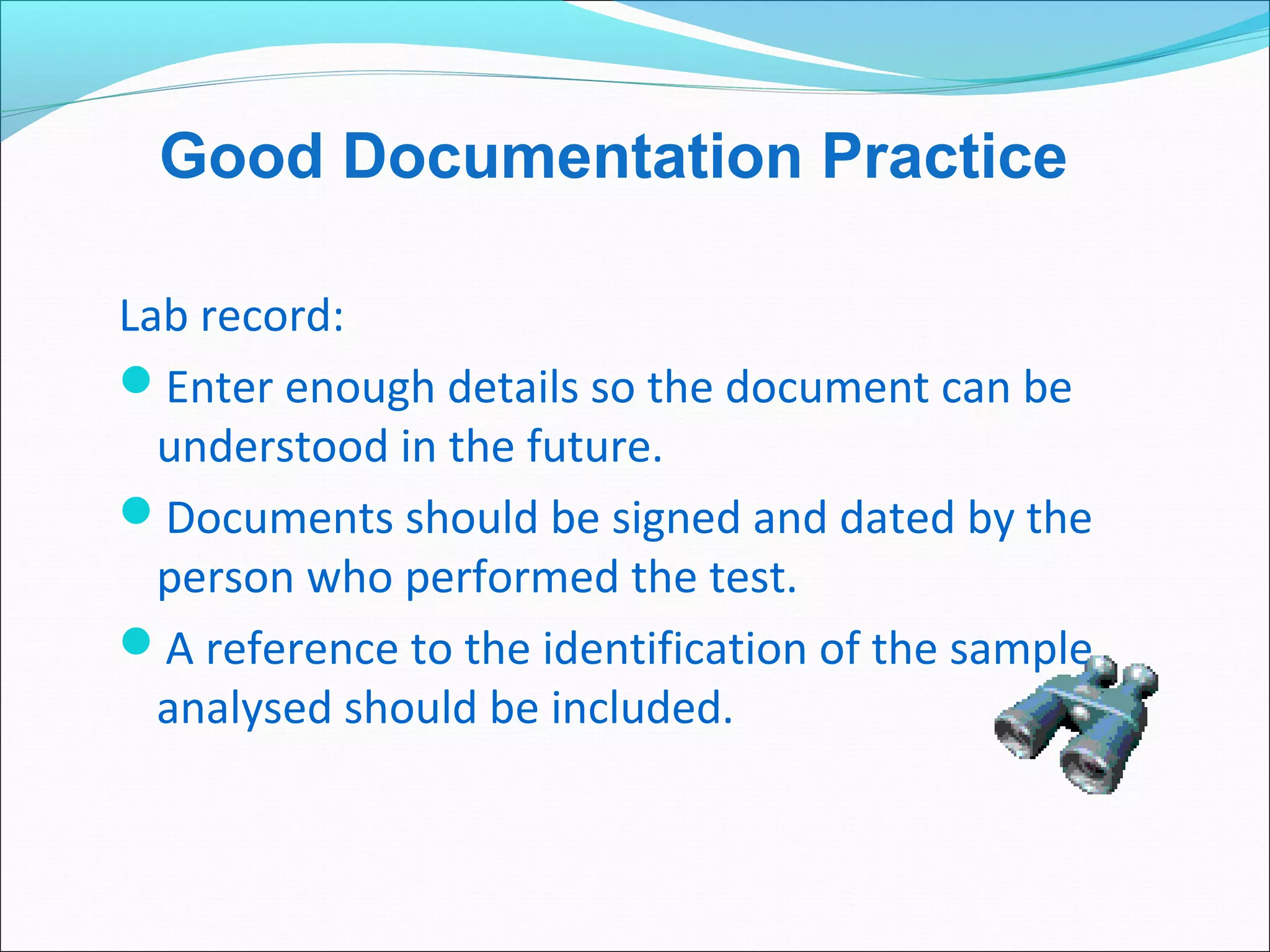 Good Documentation Practice | PPT