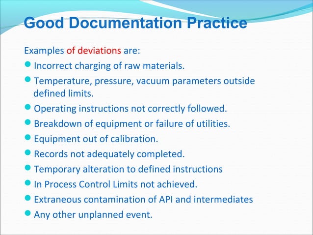 Good Documentation Practice | PPT