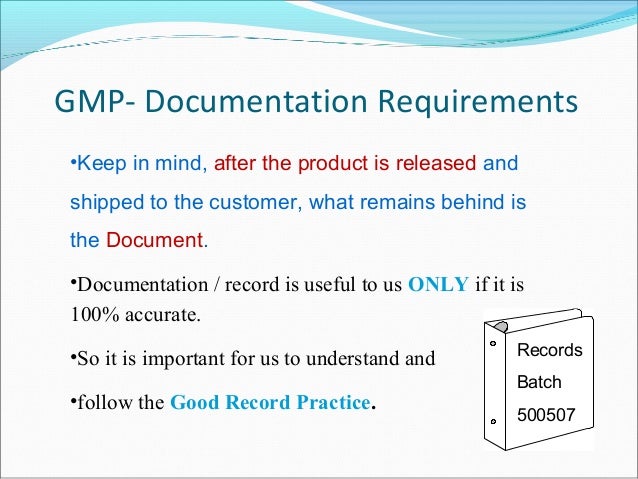 Good Documentation Practice