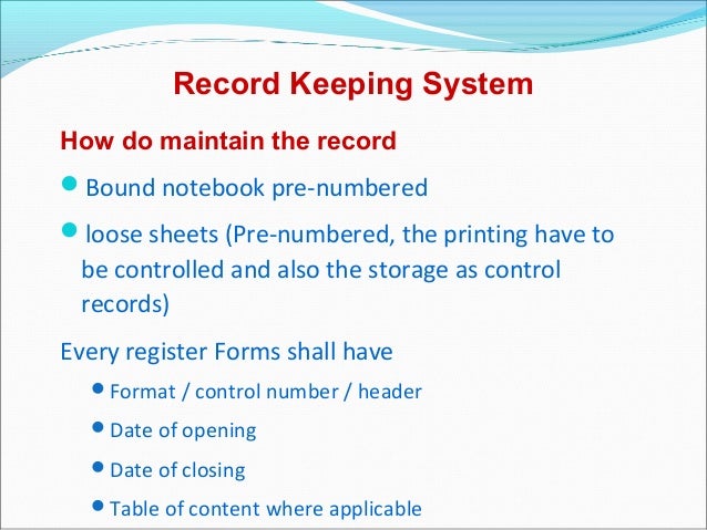 Good Documentation Practice