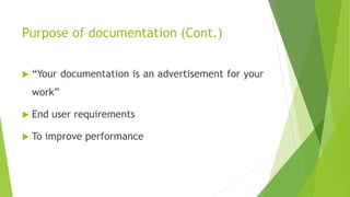 Good Documentation Practice and Management.pptx