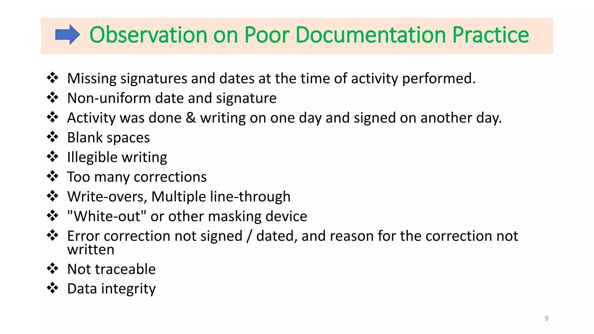 Good documentation practice | PPTX