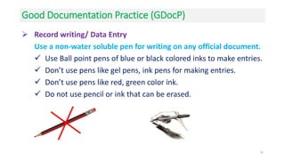Good documentation practice | PPTX