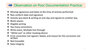 Good documentation practice | PPTX