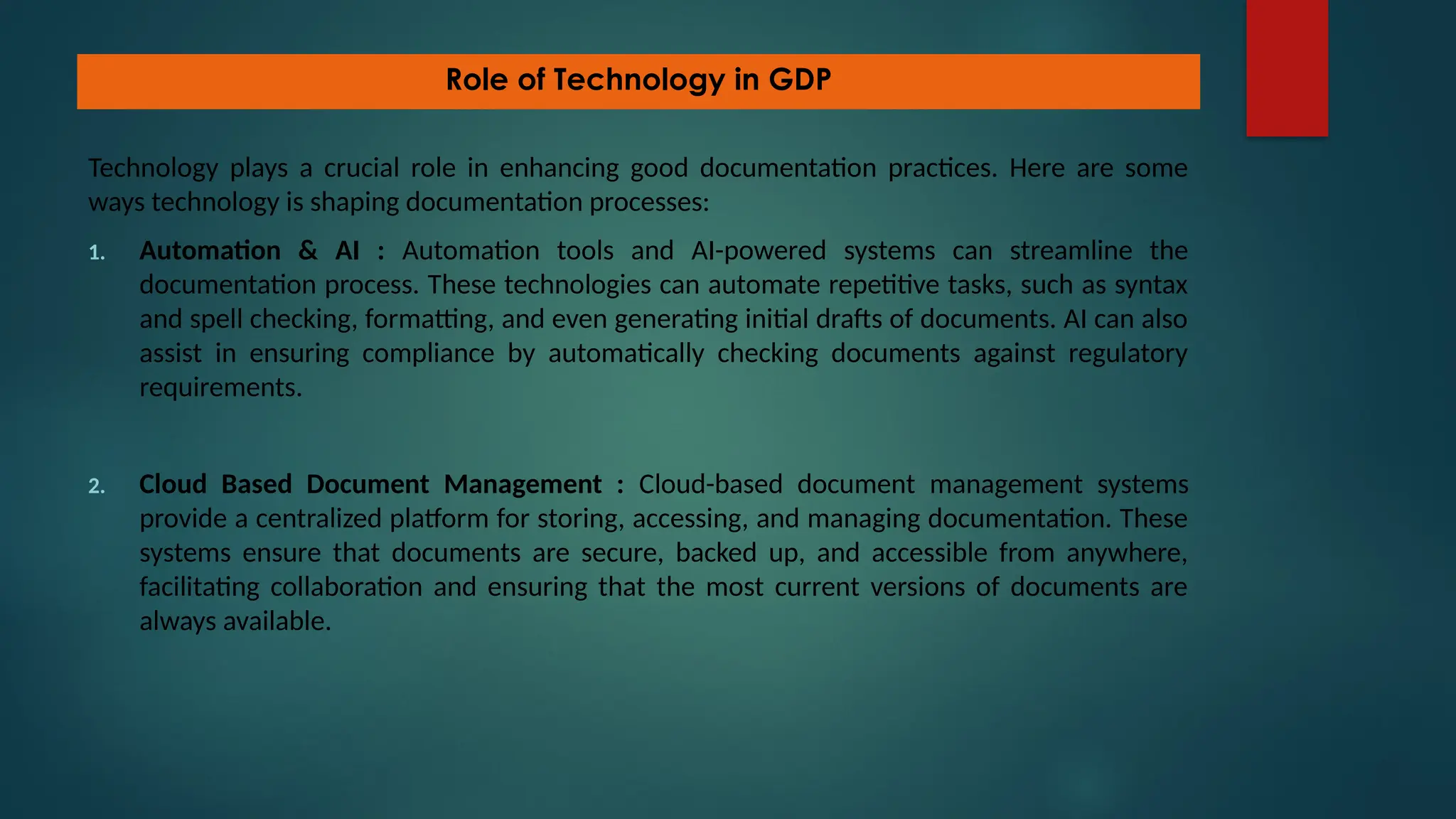 Slides of Good Documentation Practice (GDP).pptx