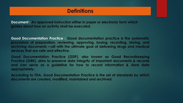 Slides of Good Documentation Practice (GDP).pptx