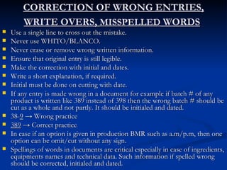 Good documentation practices | PPT