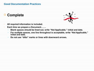 Good documentation practices | PPT