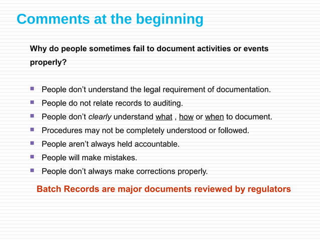 Good documentation practices | PPT