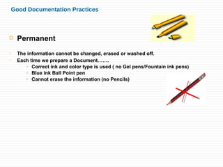 Good documentation practices | PPT