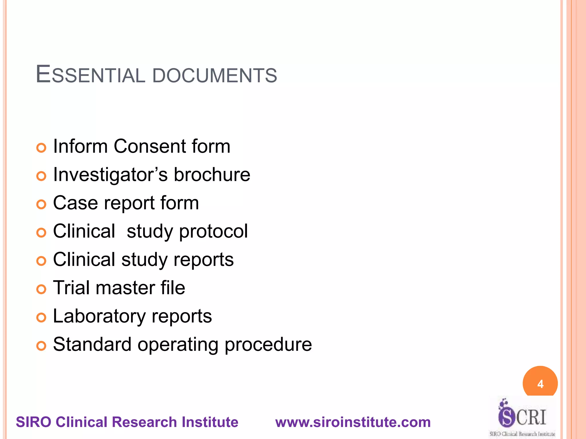 Good Documentation Practices Examples in Clinical Trials I Clinical ...