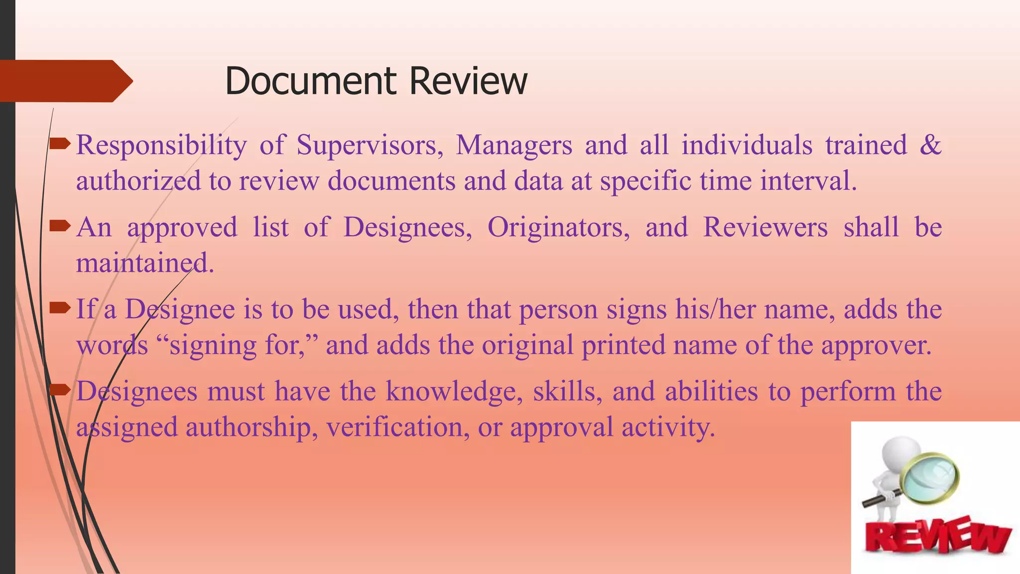 Good Documentation Practice (GDP) | PPTX